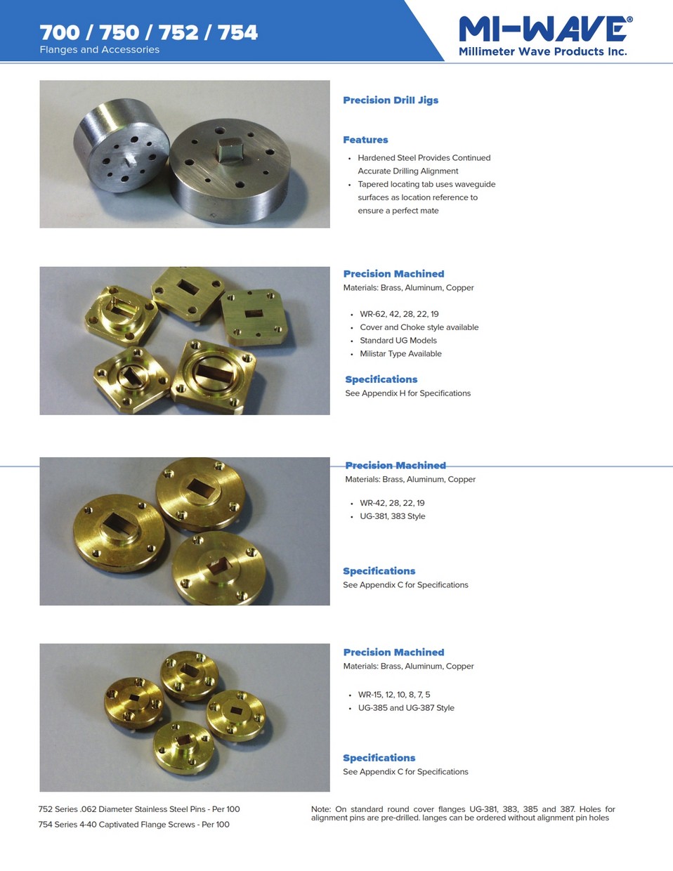 WAVEGUIDE FLANGES - LTEQ MICROWAVE